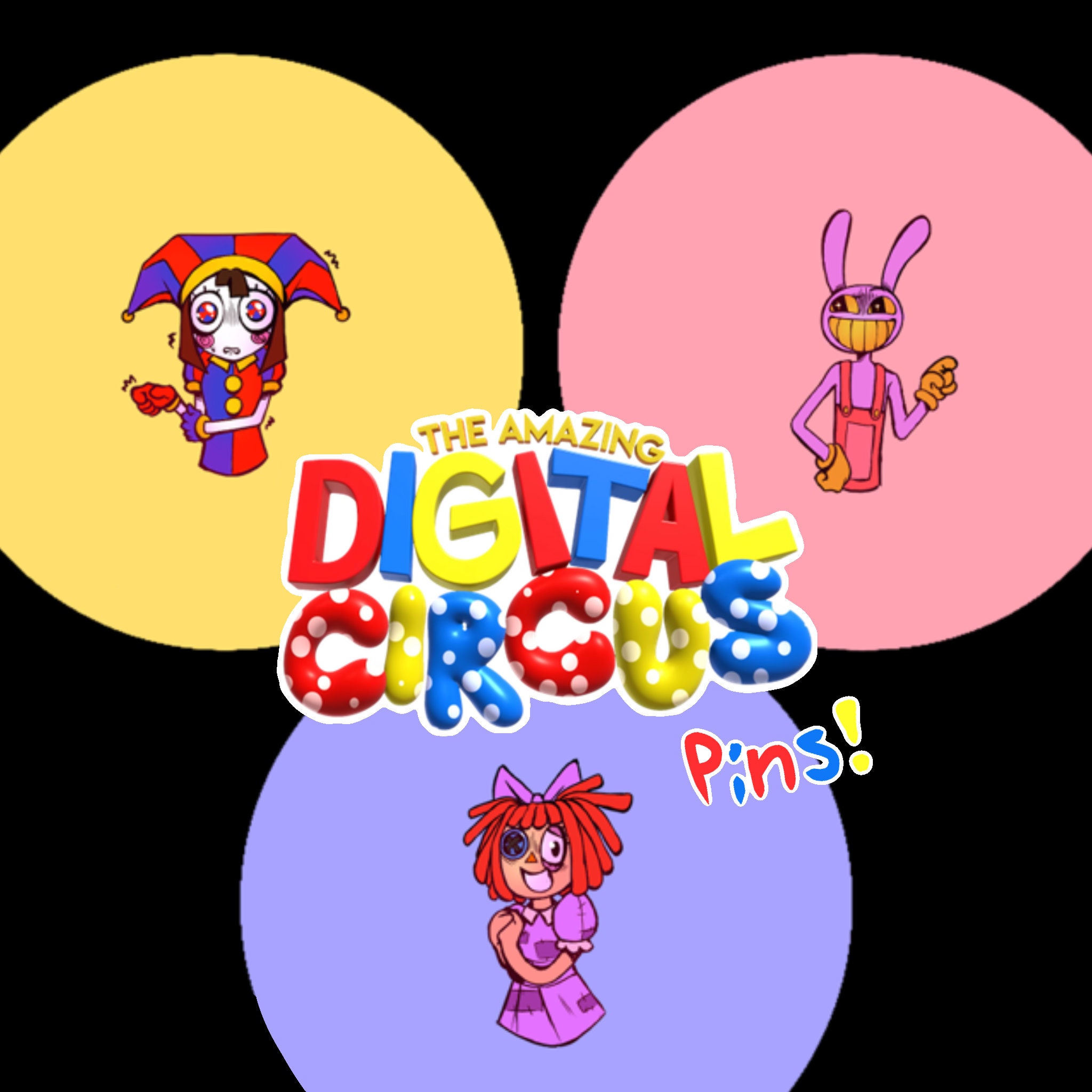 The Amazing Digital Circus 32 Mm (1.25 Inch) Custom TADC Button Pins - Etsy