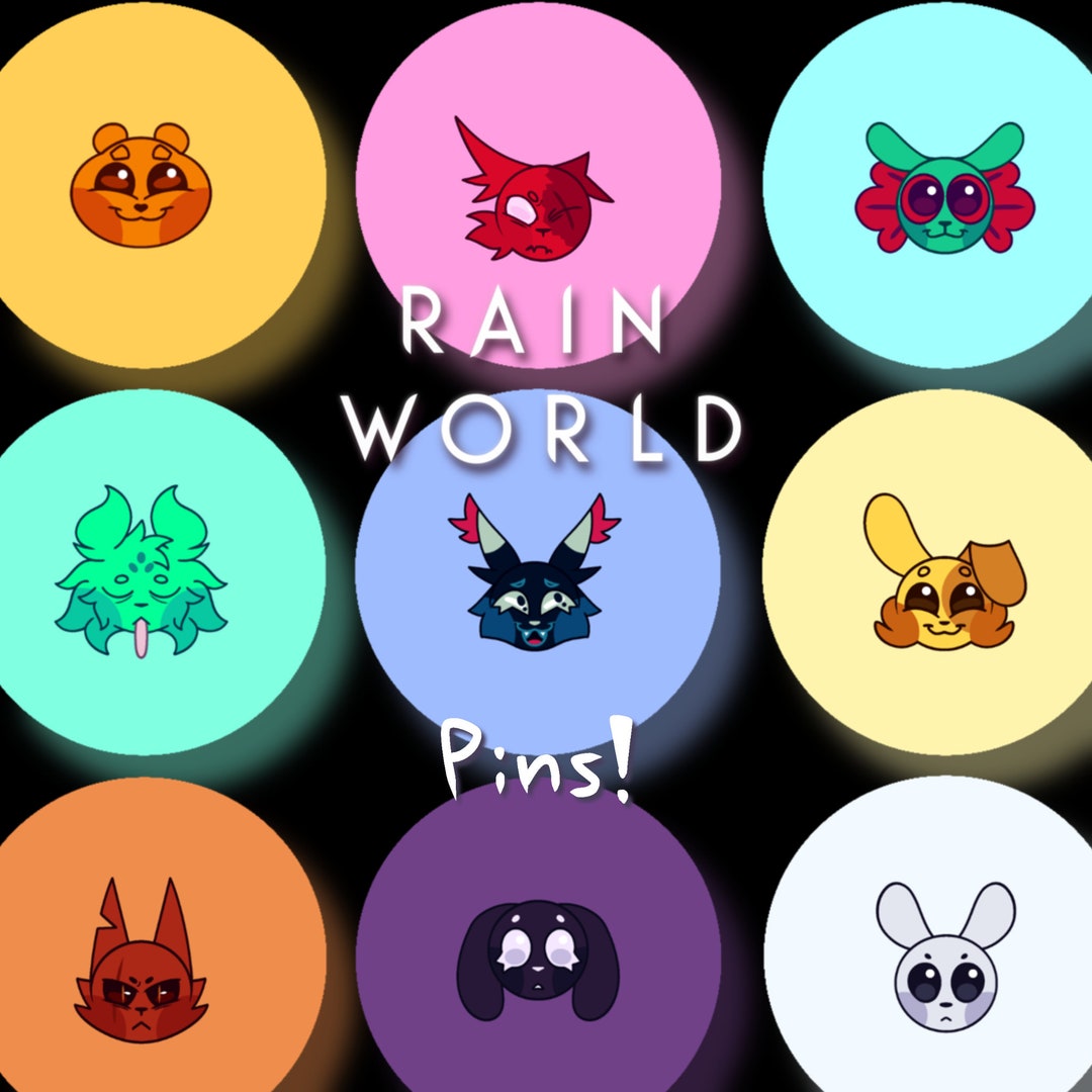 Rain World 32 Mm (1.25 Inch) Custom Slugcat Button Pins - Etsy