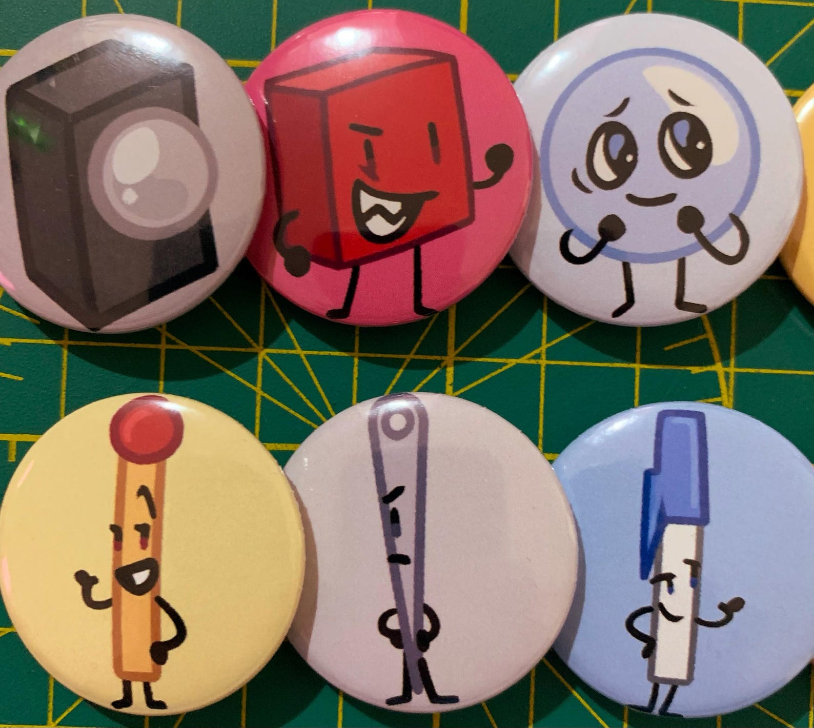 BFDI 32 Mm (1.25 Inch) Custom OSC Button Pins - Etsy
