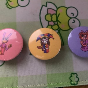 The Amazing Digital Circus 32 Mm 1.25 Inch Custom TADC Button Pins - Etsy
