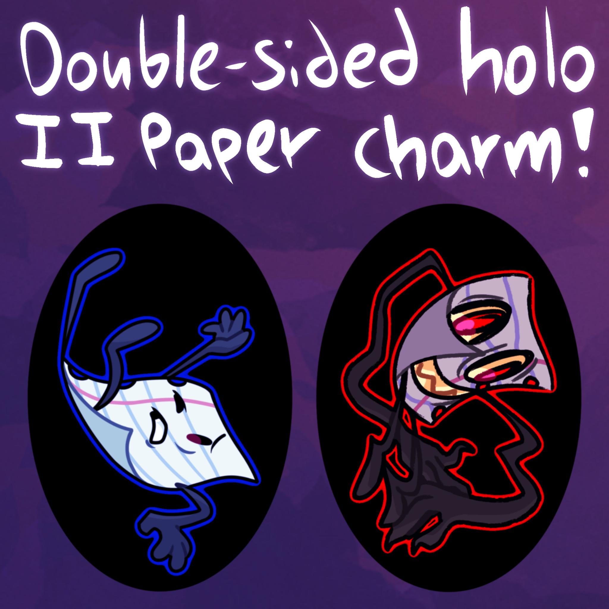Inanimate Insanity Paper Holographic Double-sided Acrylic Charms - Etsy