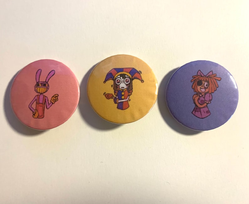 The Amazing Digital Circus 32 Mm (1.25 Inch) Custom TADC Button Pins - Etsy