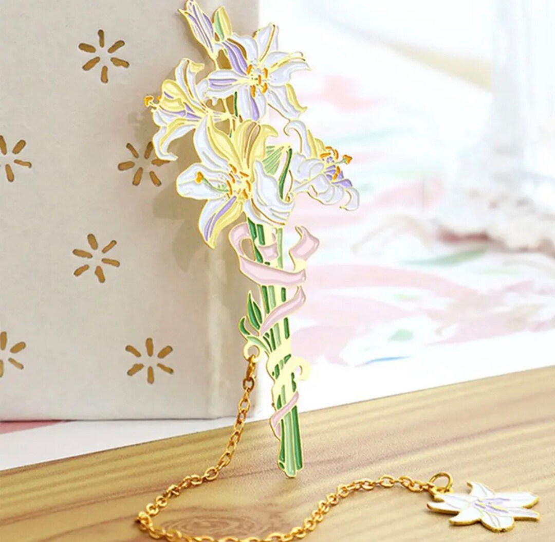 Cherry Tulip Metal Bookmarks: Enhance Your Reading Journey - Etsy