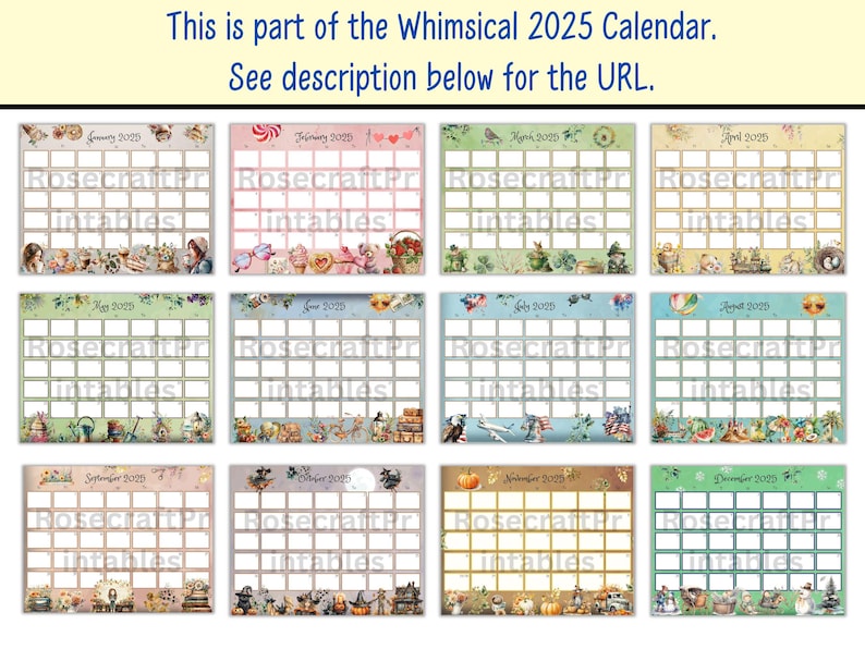 EDITABLE June 2025 Calendar, Beach Calendar, Whimsical Calendar ...