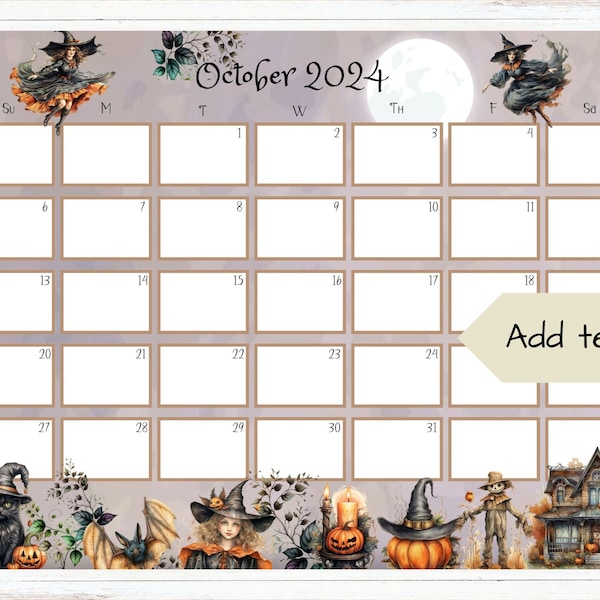 Whimsical Calendar - Etsy