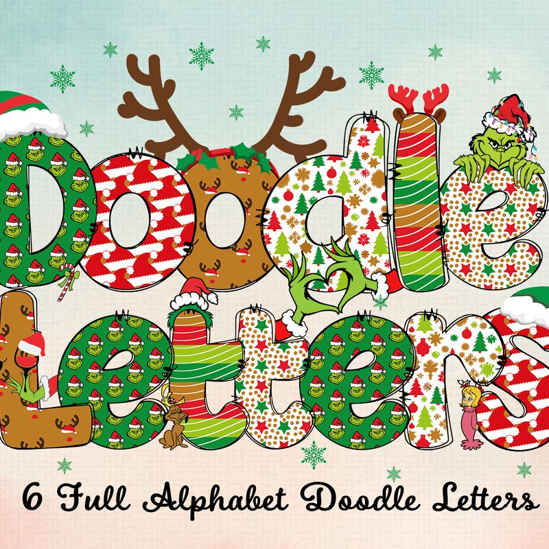 Christmas Doodle - Etsy