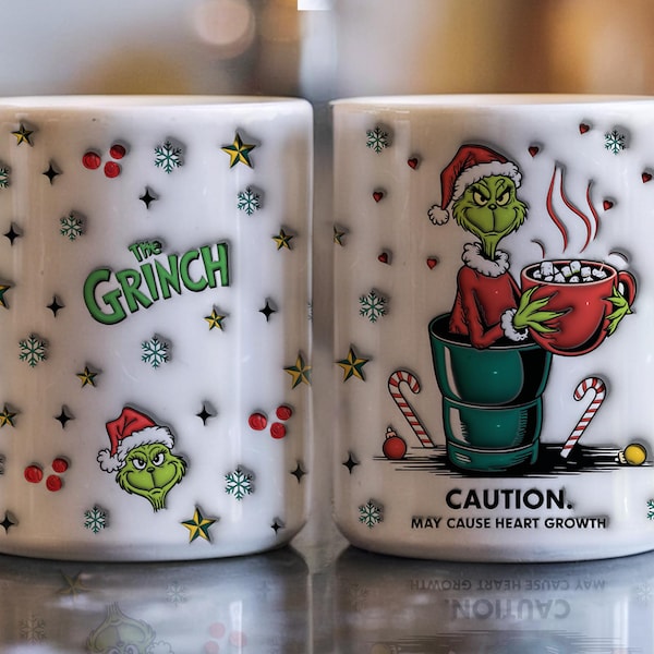 Grinch Mug - Etsy Canada
