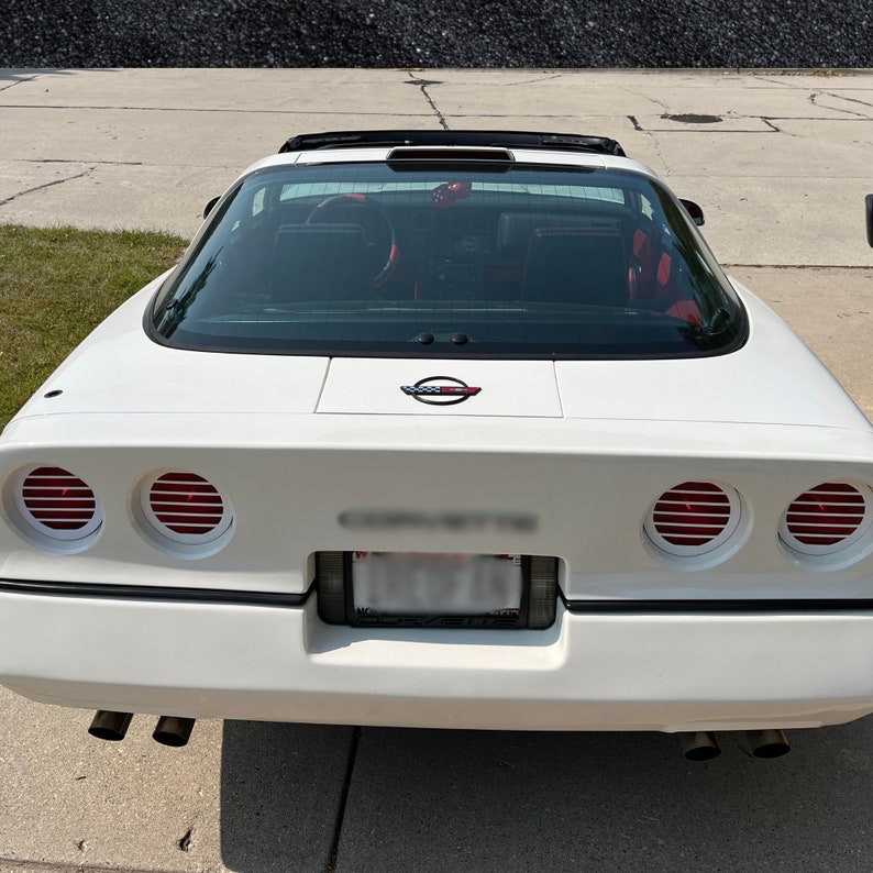 1984-1990 Corvette C4 Tail Light Louvers - Etsy Australia