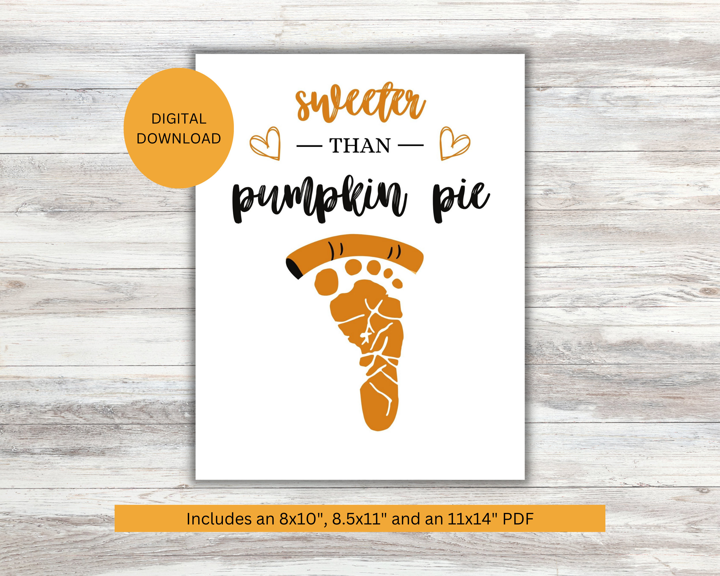 Sweeter Than Pumpkin Pie, Footprint Craft, Halloween, Thanksgiving ...