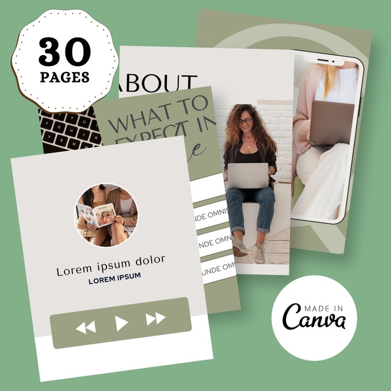 Editable Social Media Content Calendar | Instagram & Tiktok Planner ...