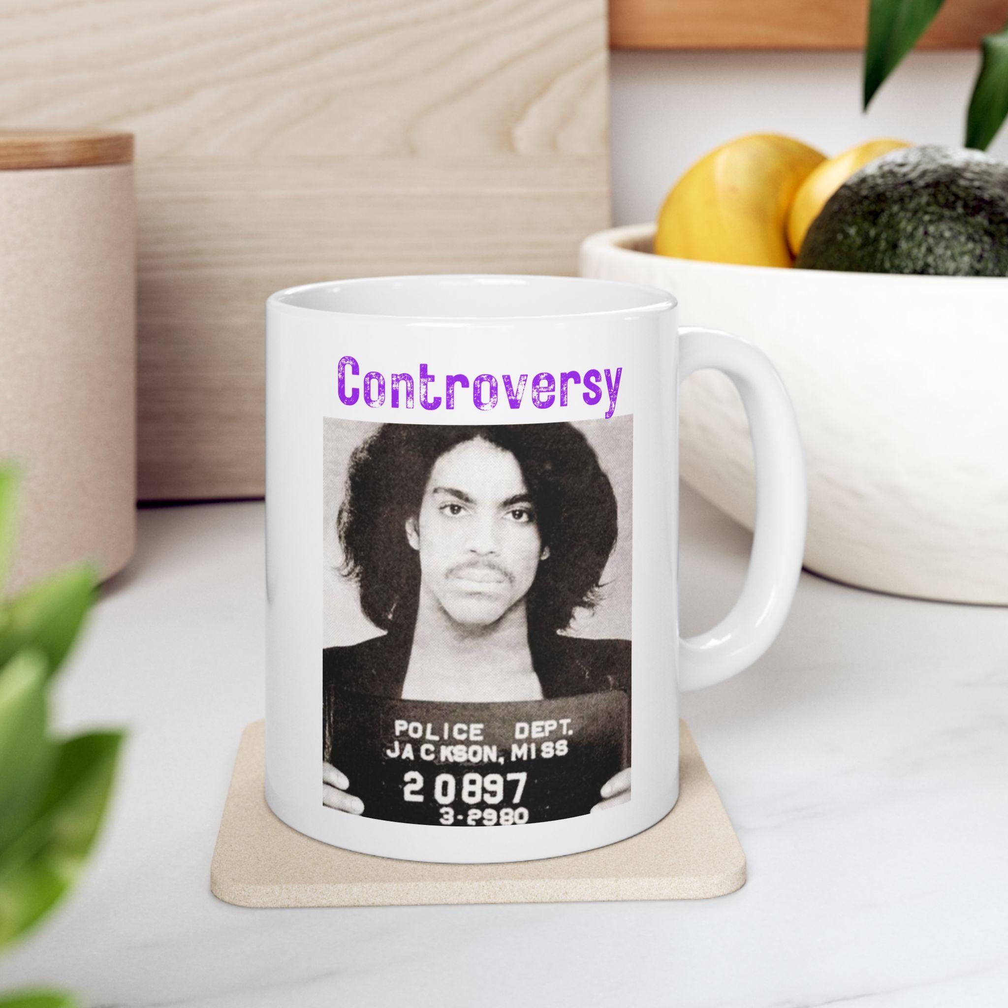 Prince Mugshot Mug | Iconic Star Coffee Cup, Unique Gift for Music ...