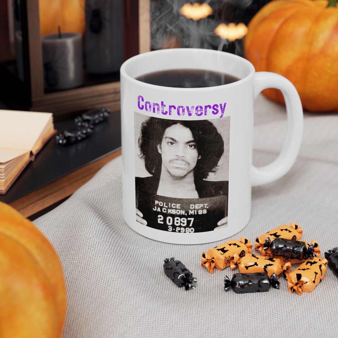 Prince Mugshot Mug | Iconic Star Coffee Cup, Unique Gift for Music ...
