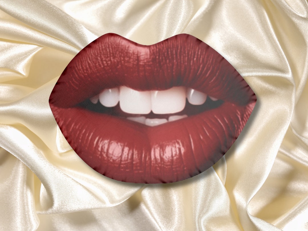 Kylie Jenner Lips Pillow | Fun Lip-shaped Decorative Pillow | Quirky ...