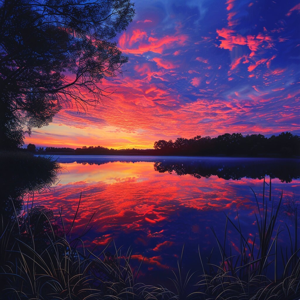 Lake Sunrise Background Lake Sunrise Wallpaper Lake Sunrise Scrapbook ...