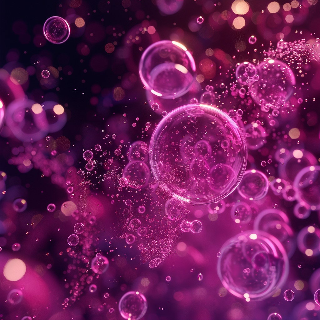 Pink Bubbles Art Hot Pink Bubbles Crafts Hot Pink Bubbles Scrapbook Hot ...