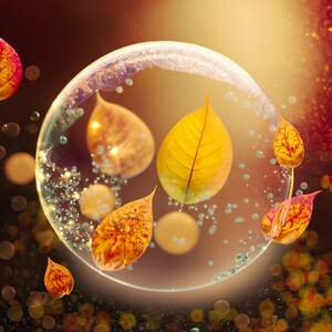 Leaf Clipart Fall Leaf Bubble Clipart Leaf Clipart for Download Leaf ...