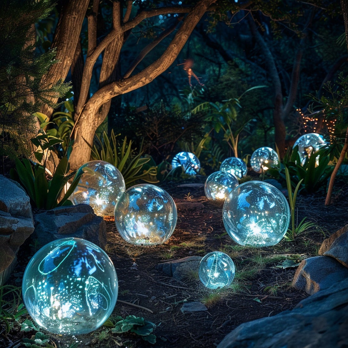 Garden Bubbles Glowing Garden Bubbles Background Bubbles Garden Bubbles ...