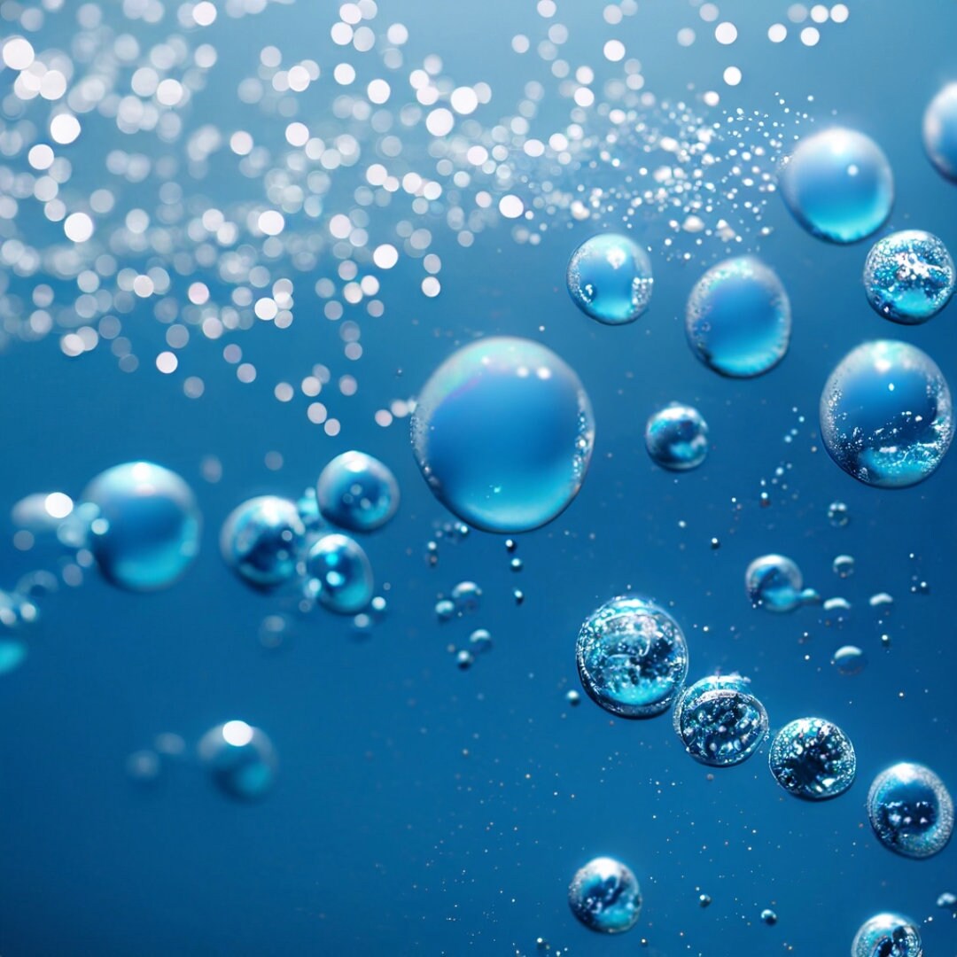 Bubble Blue Background Bubble Blue Wallpaper Blue Bubble for - Etsy