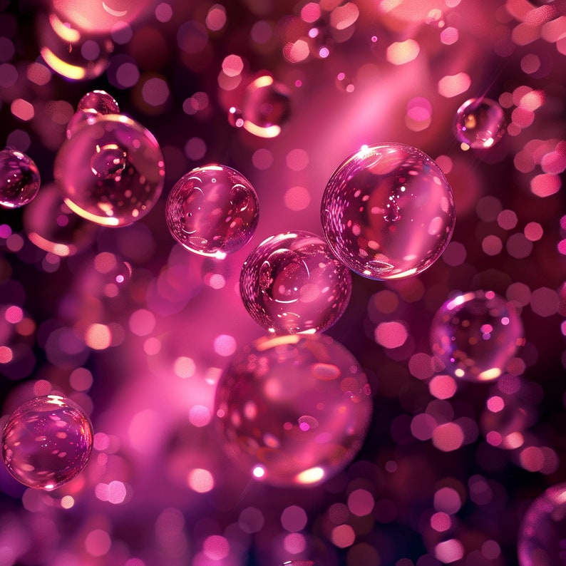 Pink Bubbles Art Hot Pink Bubbles Crafts Hot Pink Bubbles Scrapbook Hot ...