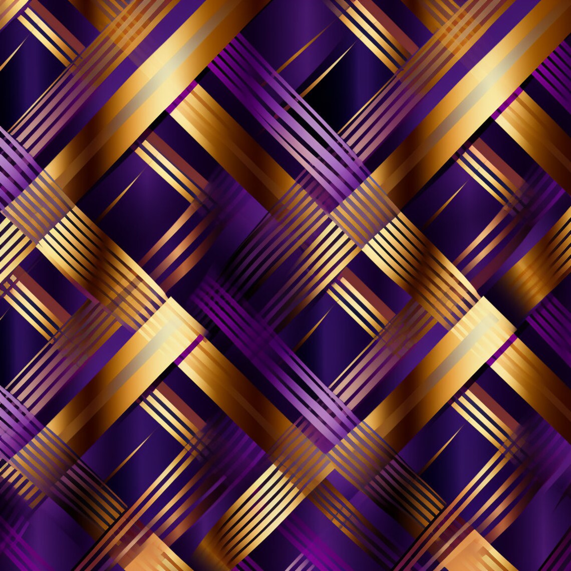 Plaid Purple Gold Plaid Pattern Wallpaper Purple Gold Plaid Background ...