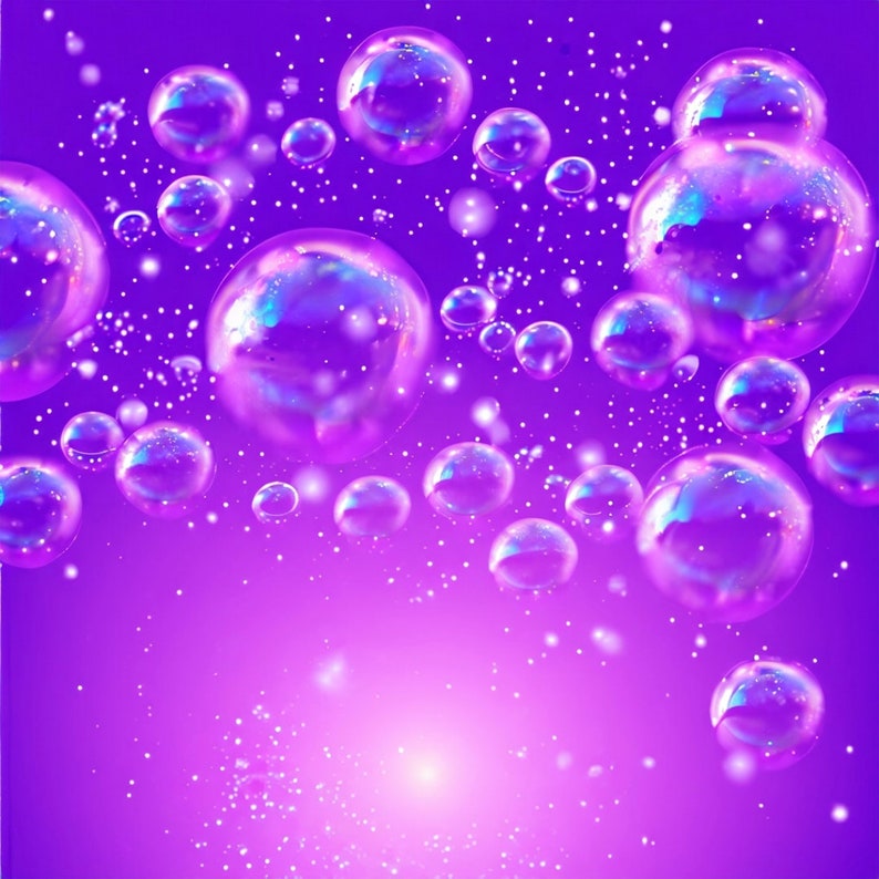 Bubble Purple Background Bubble Purple Wallpaper Purple Bubble - Etsy