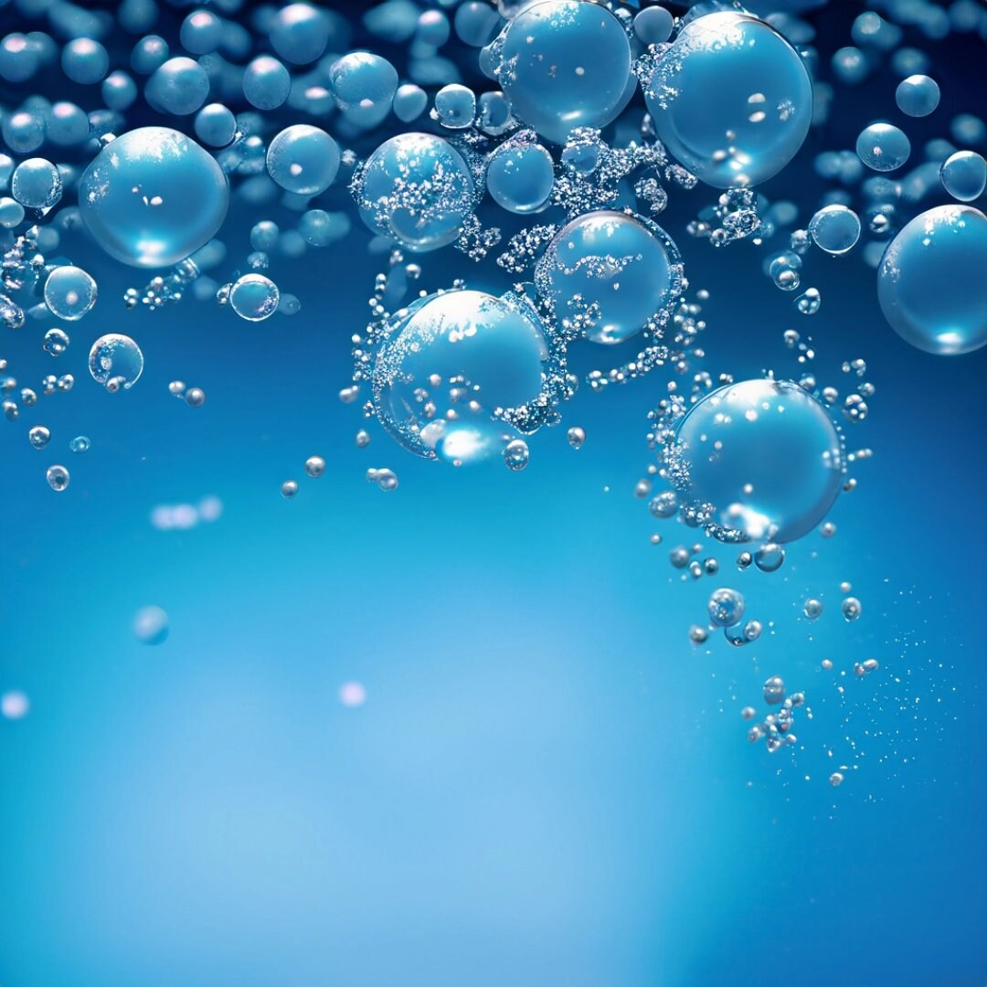 Bubble Blue Background Bubble Blue Wallpaper Blue Bubble for - Etsy