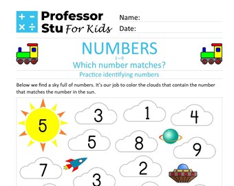 Numbers Worksheet for Pre-kindergarten Identifying Numbers 11 15 ...