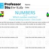 Numbers Worksheet for Pre-kindergarten Tracing and Identifying Numbers ...