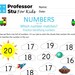 Numbers Worksheet for Pre-kindergarten - Identifying Numbers 16 - 20 ...