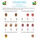 Counting Worksheet for Pre-kindergarten - Counting to 3 - (set 4 ...