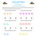 Counting Worksheet for Kindergarten - Counting to 5 - (set 3 ...