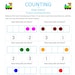 Counting Worksheet for Pre-kindergarten - Counting to 3 - (set 3 ...