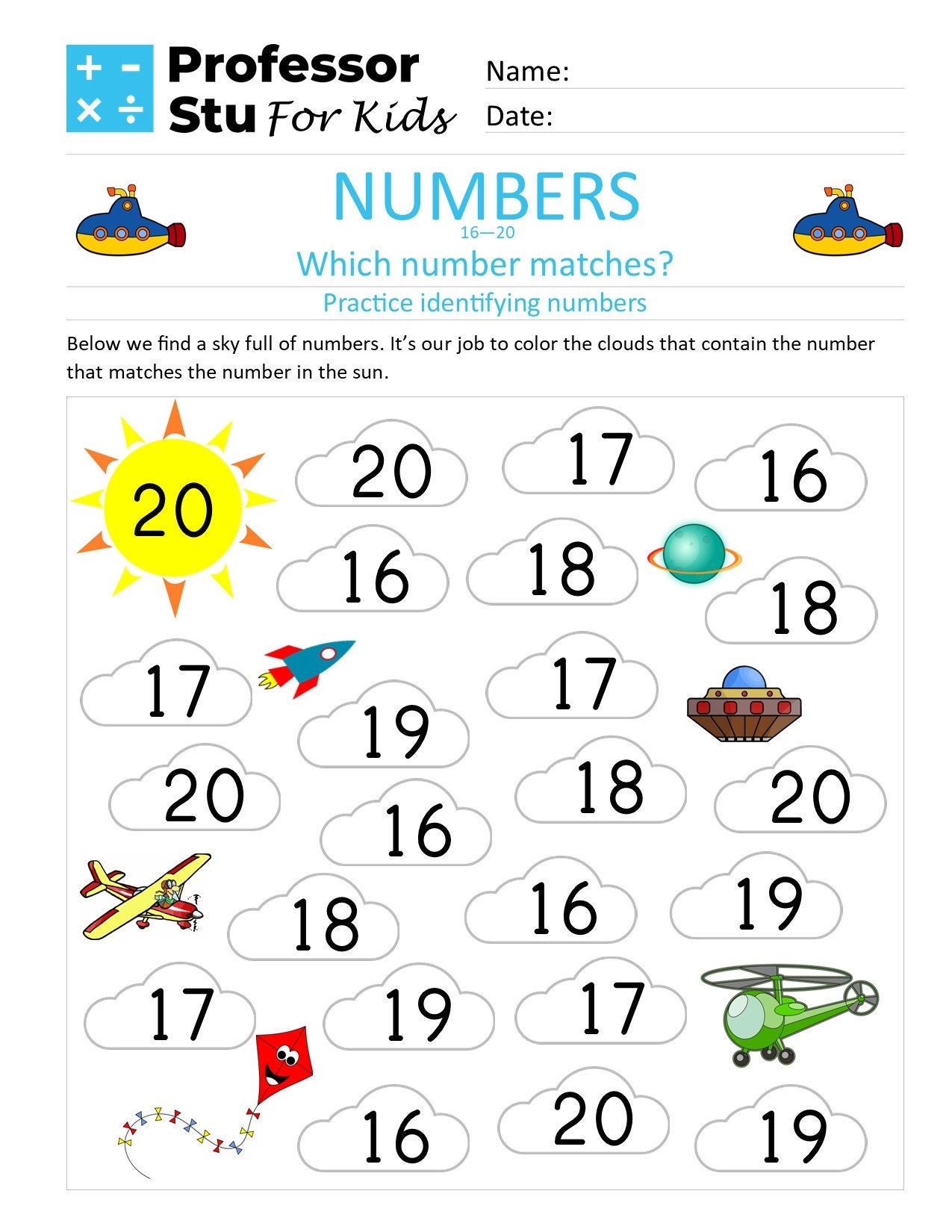 Number 16 Worksheets Color By Numbers Fruits Worksheet #16