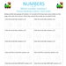 Numbers Worksheet for Pre-kindergarten - Tracing and Identifying ...