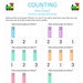 Counting Worksheet for Pre-kindergarten - Counting to 3 - (set 4 ...