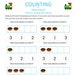 Counting Worksheet for Pre-kindergarten - Counting to 3 - (set 4 ...