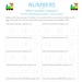 Numbers Worksheet for Pre-kindergarten - Tracing and Identifying ...