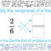 Fraction Worksheets With Video Walkthrough – Reciprocal of a Fraction ...