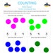 Counting Worksheet for Kindergarten - Counting to 5 - (set 3 ...