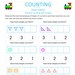 Counting Worksheet for Pre-kindergarten - Counting to 3 - (set 4 ...