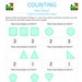 Counting Worksheet for Pre-kindergarten Counting to 3 set - Etsy