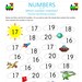Numbers Worksheet for Pre-kindergarten - Identifying Numbers 16 - 20 ...