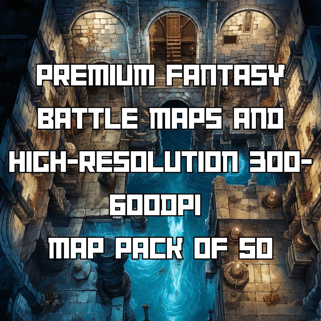 Premium Fantasy Battle Maps and Art Prints for D&D - Etsy