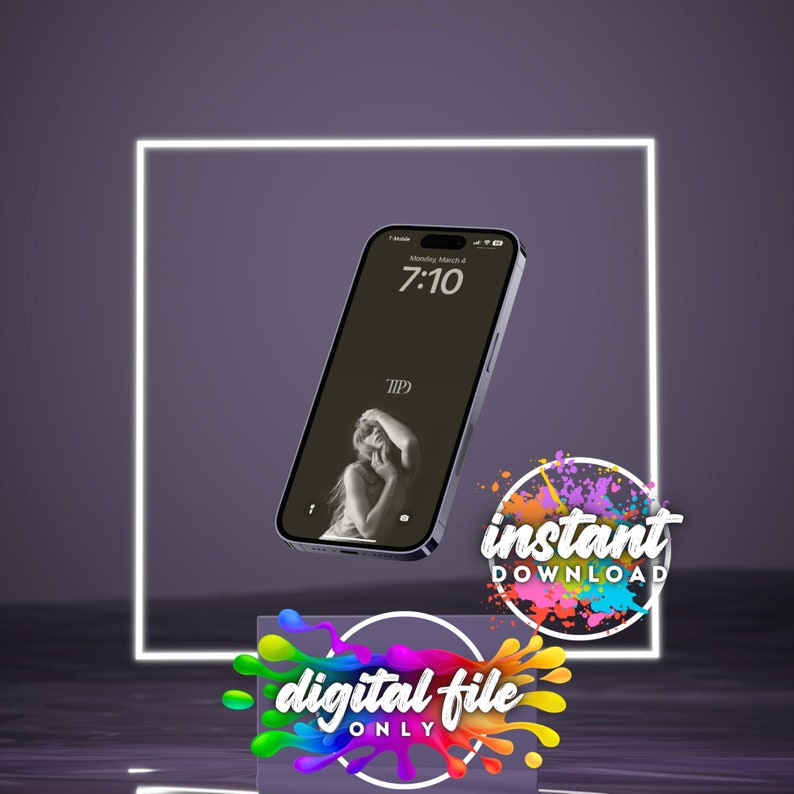 Taylor Swift TTPD Wallpaper Anthology Cover - Etsy