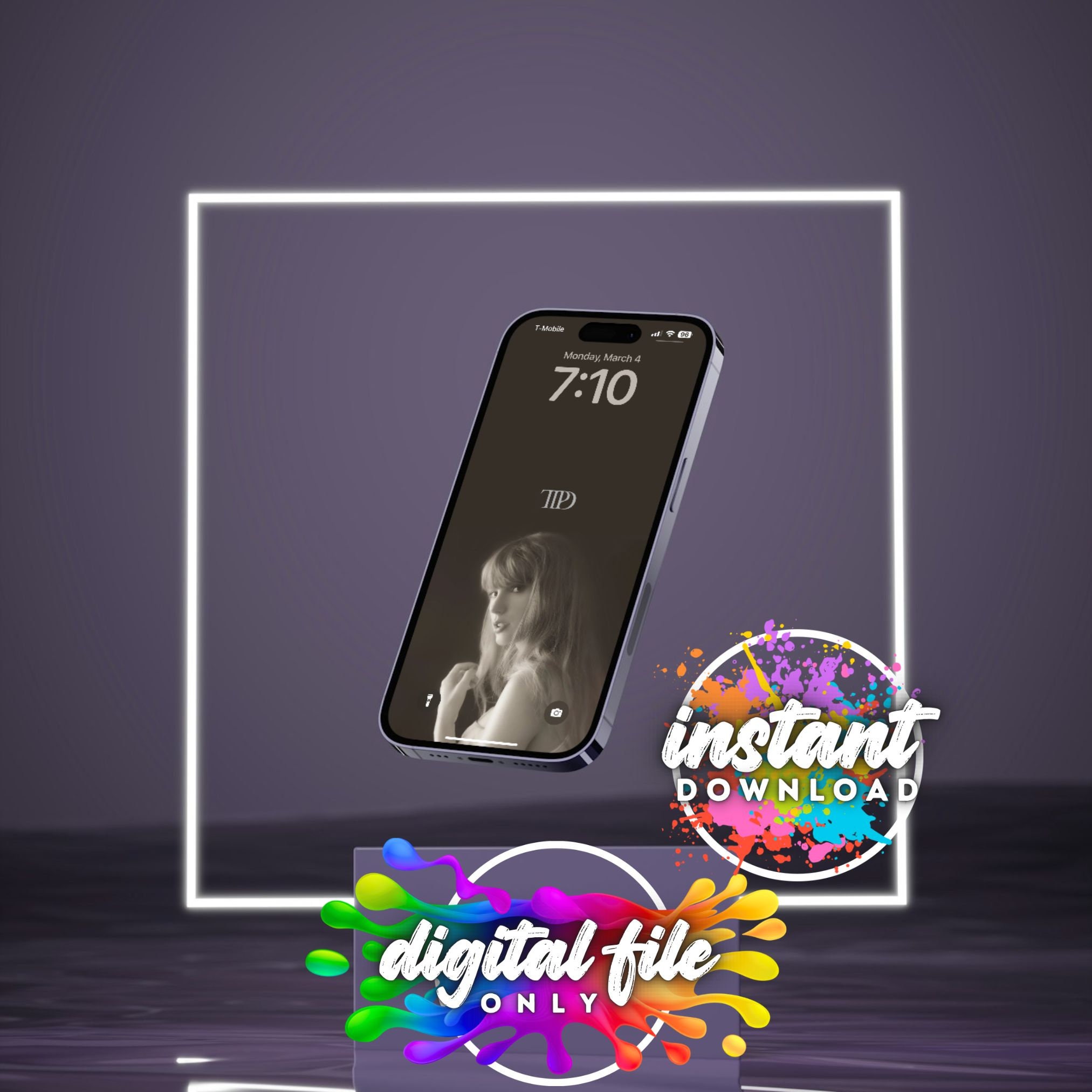 Taylor Swift TTPD Wallpaper Photoshoot 1 - Etsy