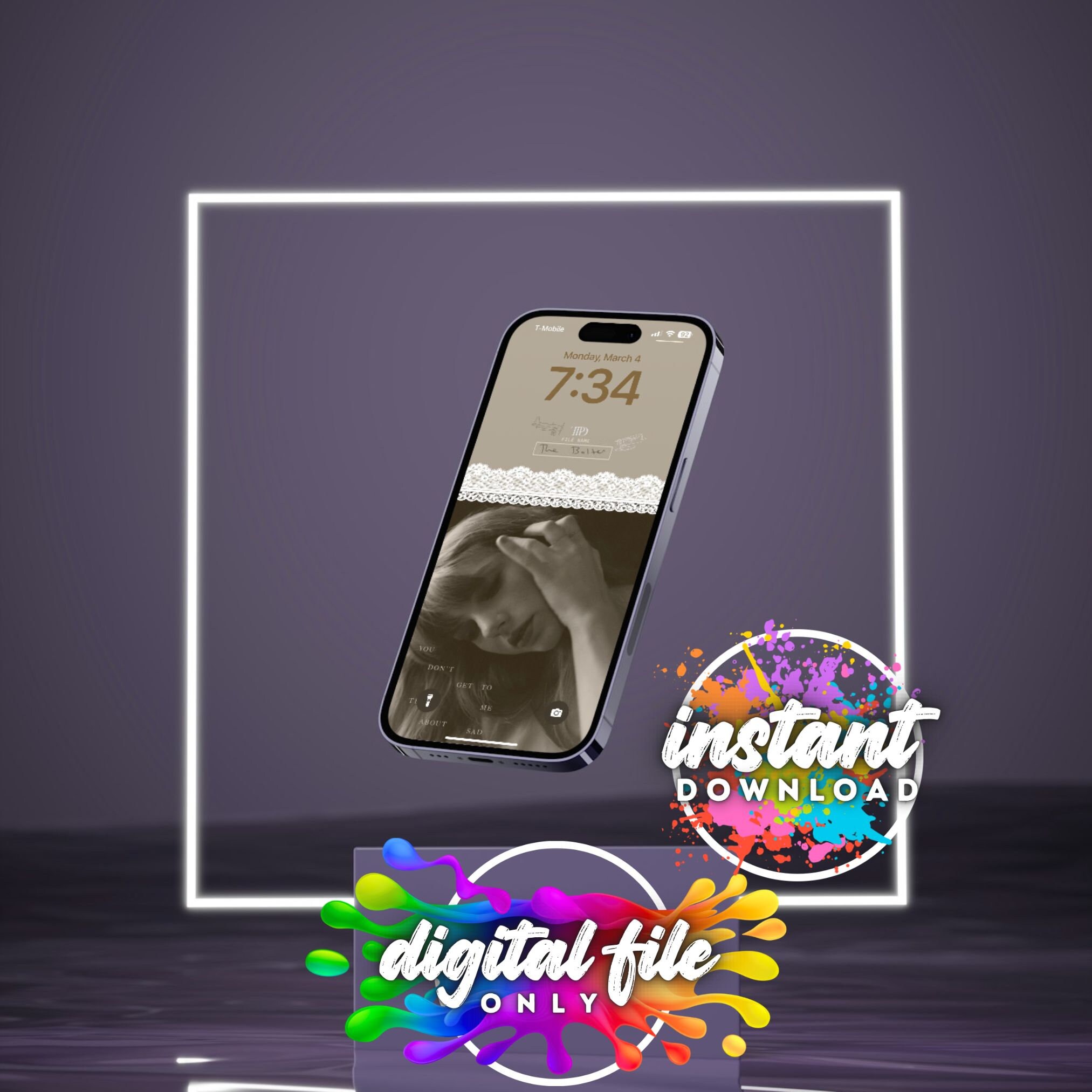 The Tortured Poets Department TTPD Variant Wallpaper Package - Etsy ...