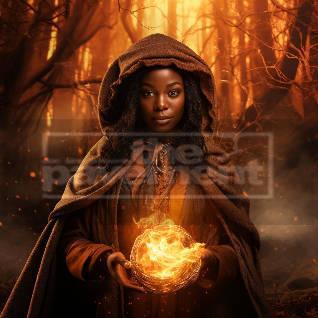 Pyro Witch PNG - Etsy