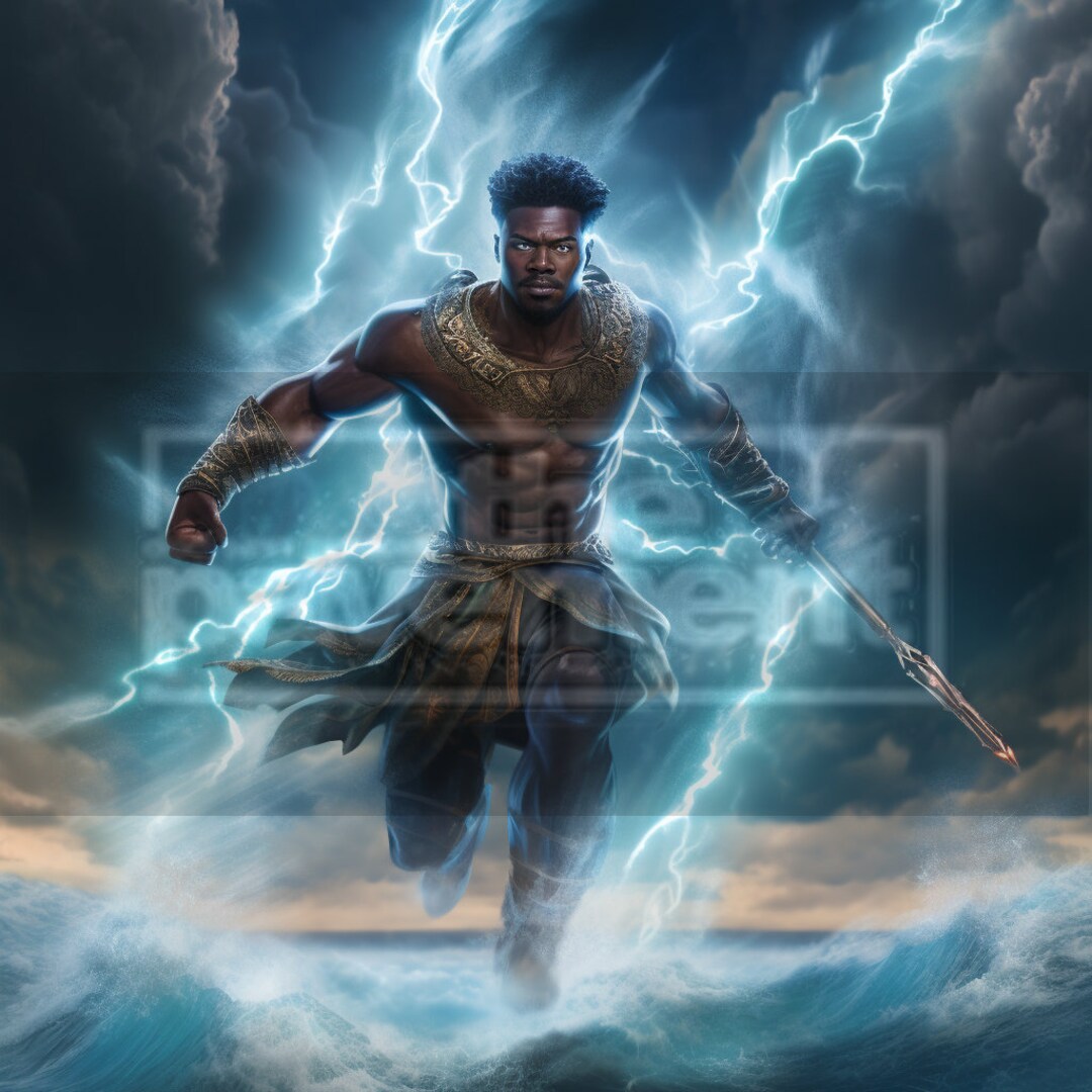 Young African Gods PNG 5 Pack - Etsy