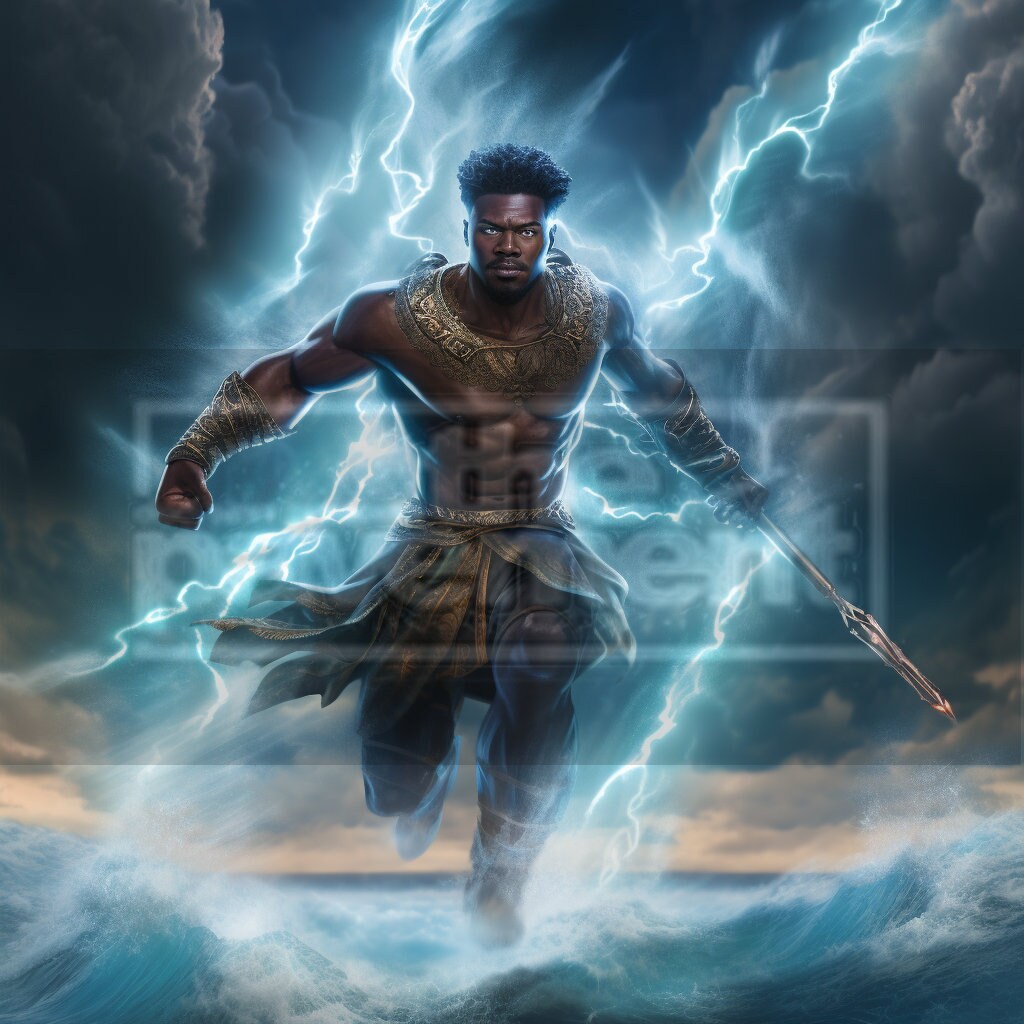 Young African Gods PNG 5 Pack - Etsy