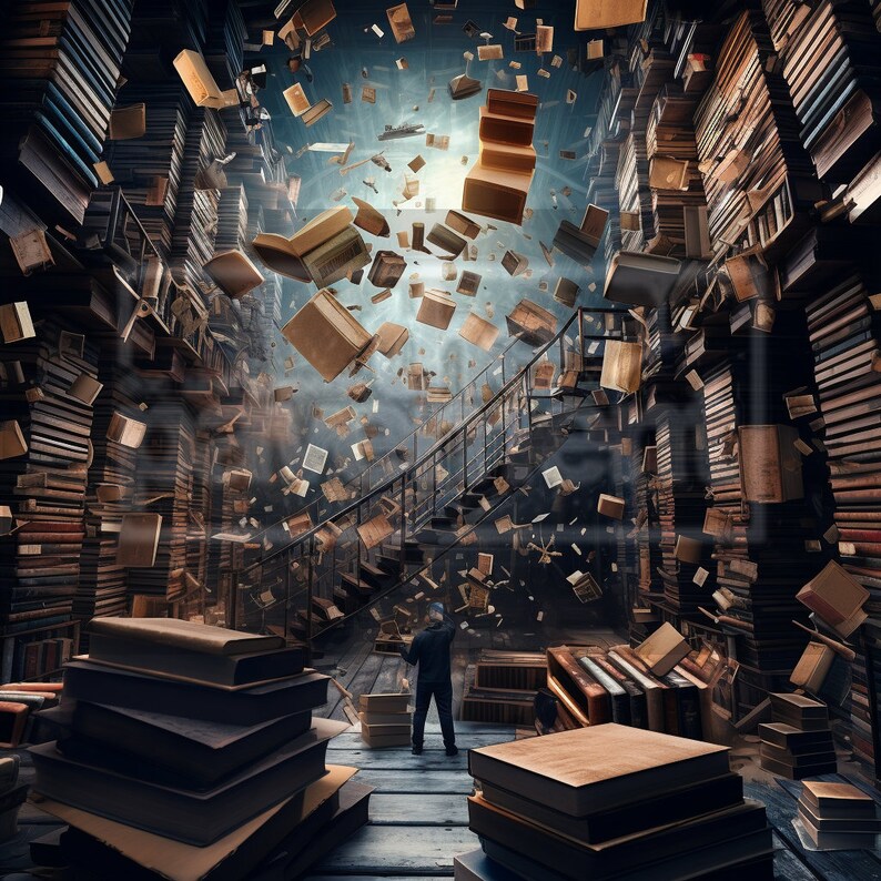 Lost Library PNG - Etsy